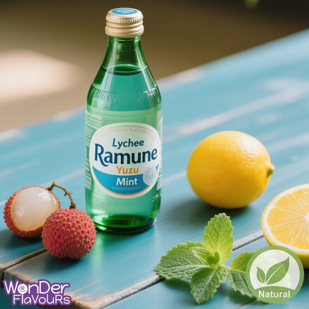 Natural Lychee Ramune Yuzu Mint - Wonder Flavours – Nom Nomz UK